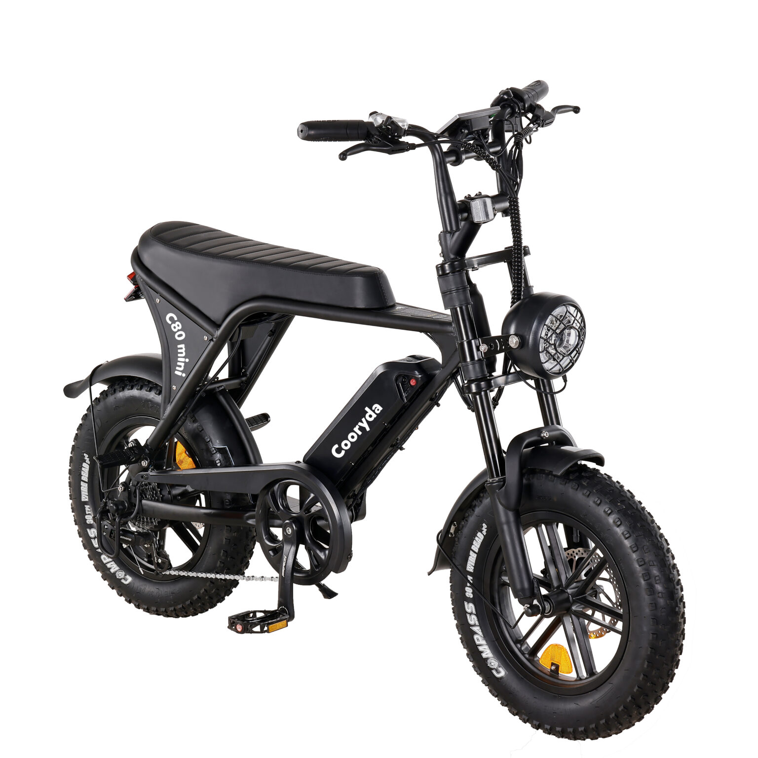 OUXI C80 Mini Fatbike - Zwart | 100% Legaal | Volt Bikes